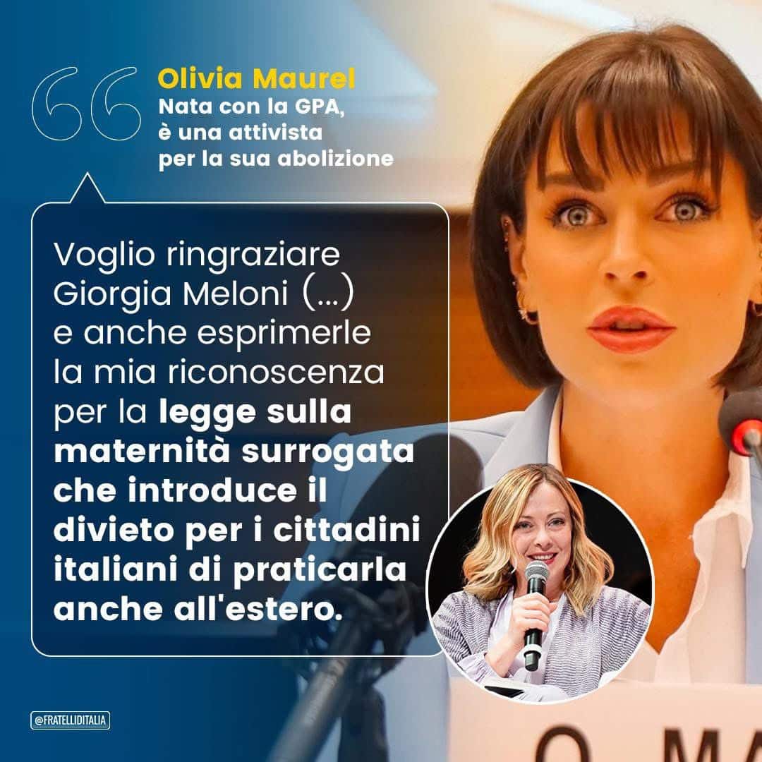 Olivia Maurel receives the Atreju Prize in Italy - Declaration of Casablanca for the universal ...